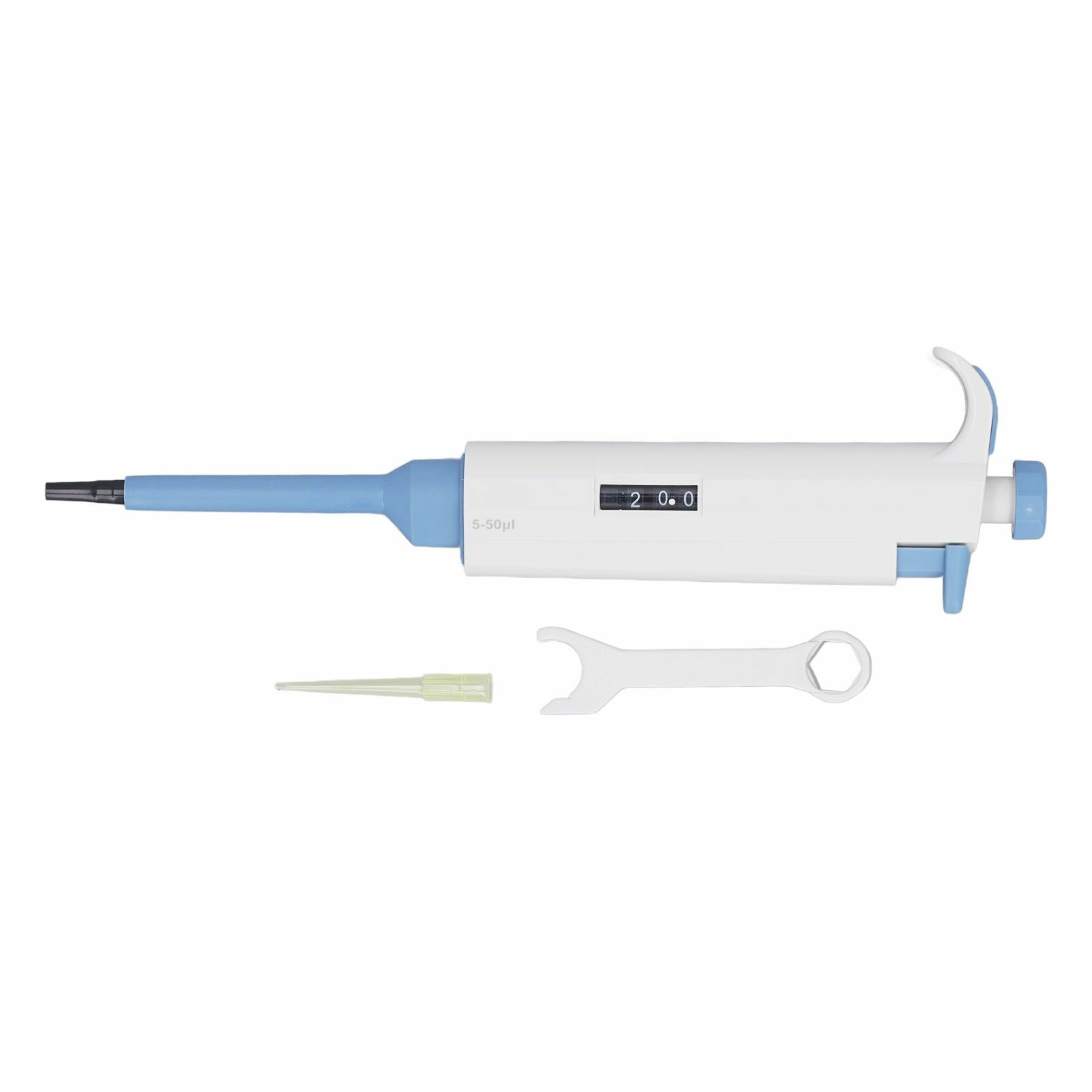 Цифровая ручная пипетка 5-50 мкл регулируемая одноканальная микропипетка переменного объема для лабораторного использования