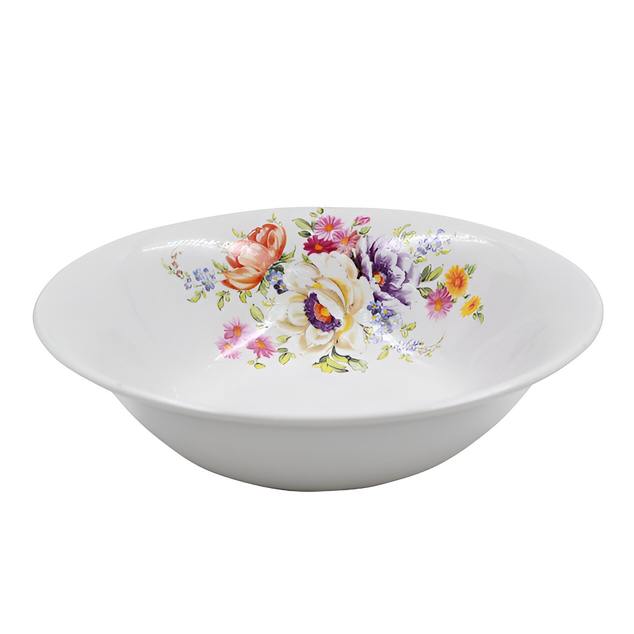 Набор фарфоровых салатников 680 мл "Мейсенский букет" Дулёво