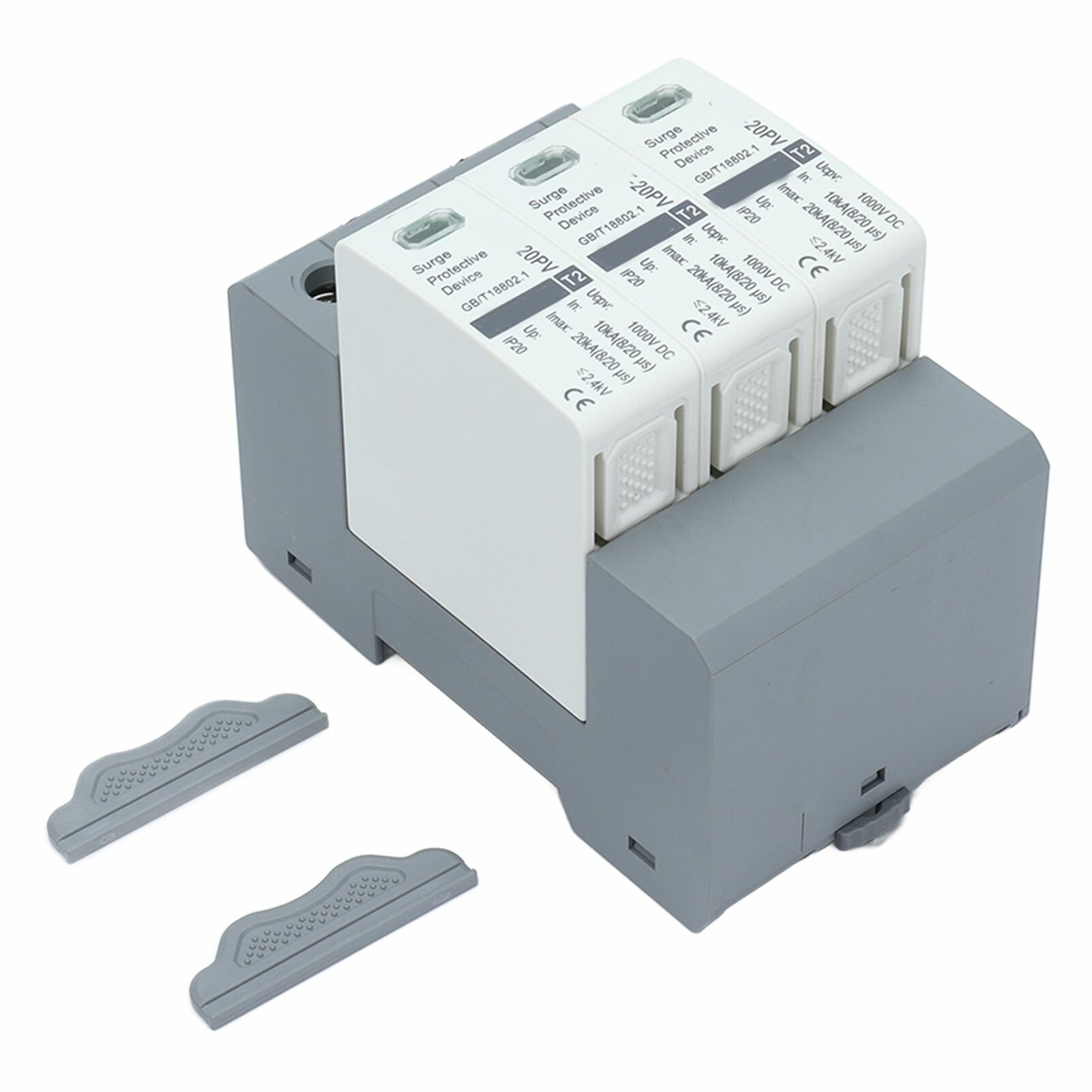 DC 1000V 40KA Surge Protector Arrester Защитное устройство для фотоэлектрической системы питания белый 4P