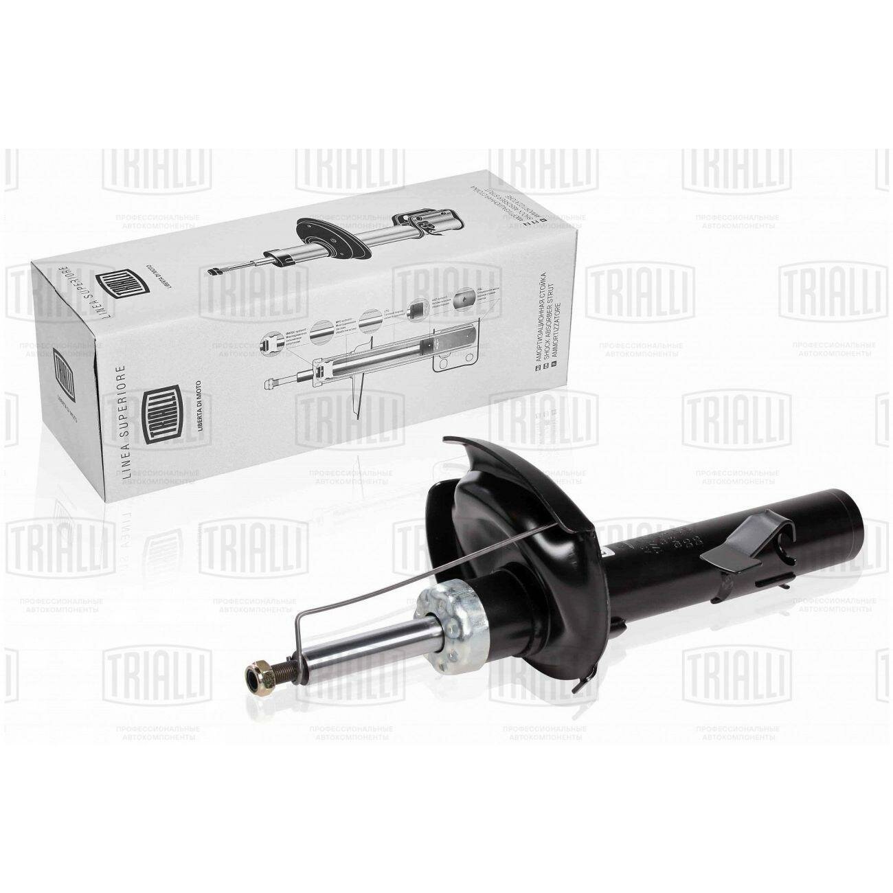 Trialli амортизатор стойка для автомобилей перед. лев. газ. ag10187