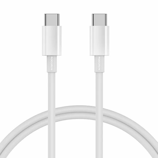 Кабель зарядный Rocoren, 60 Вт, USB Type-C