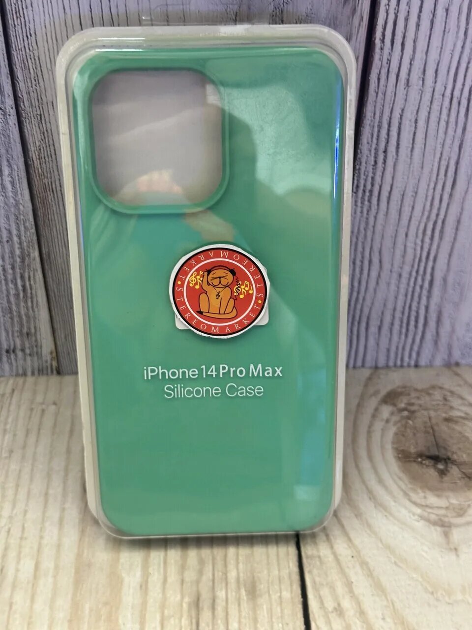 Чехол для Apple iPhone 14 Pro MAx Silicone Case без лого (полная защита)мятный