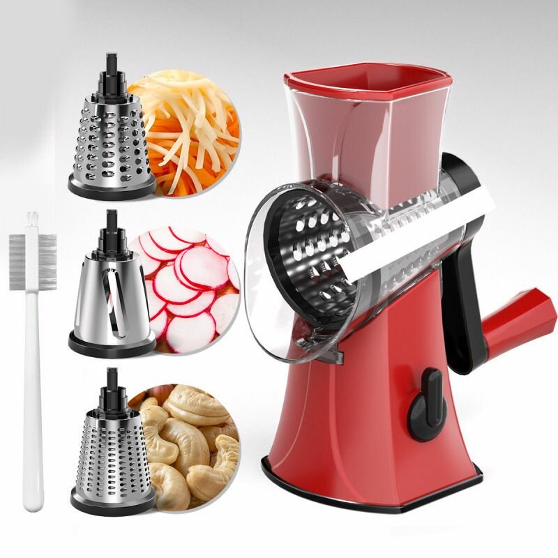 Многофункциональная ручная ломтерезка для сыра, механическая терка для овощей и капусты