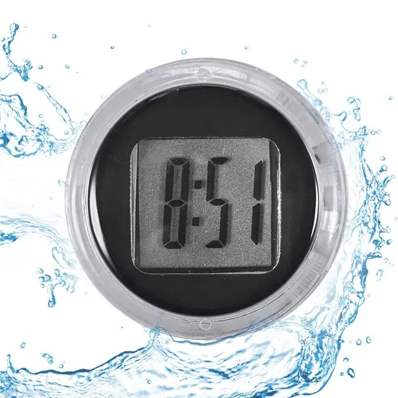 Универсальные мини-часы для мотоцикла, водонепроницаемые часы на руль, мото-стилинг, аксессуары для мотоциклов, часы с креплением на циферблат, стиль мотоцикла