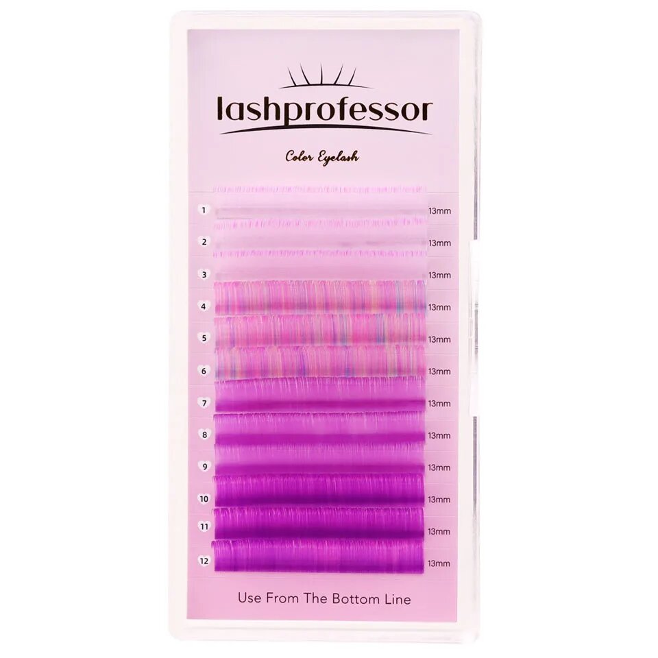 Цветные классические ресницы, высокое качество, накладные ресницы, натуральные, мягкие, фиолетовые, розовые, коричневые, синие, желтые, наращивание ресниц для цветных ресниц
