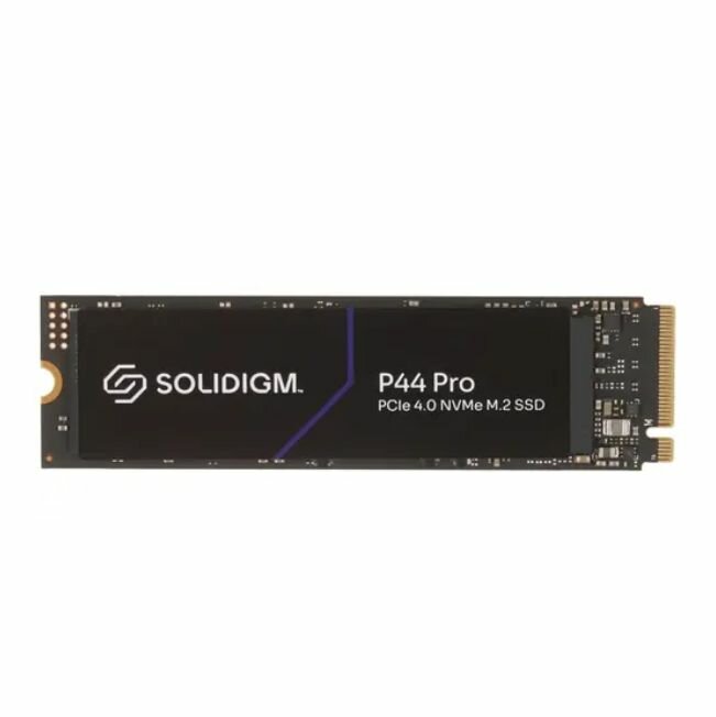 2 ТБ SSD M.2 накопитель Solidigm P44 Pro Series (SSDPFKKW020X7X1) - PCI-E 4.0, чтение - 7000 Мбайт/с, запись - 6500 Мбайт/с, 3D NAND