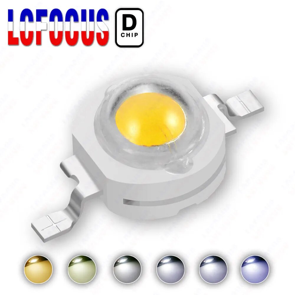 1Вт 3Вт 5Вт Теплый белый натуральный белый холодный белый светодиодный чип COB 3000K 4000K 6000K 10000K 20000K 30000K Светодиодный шар