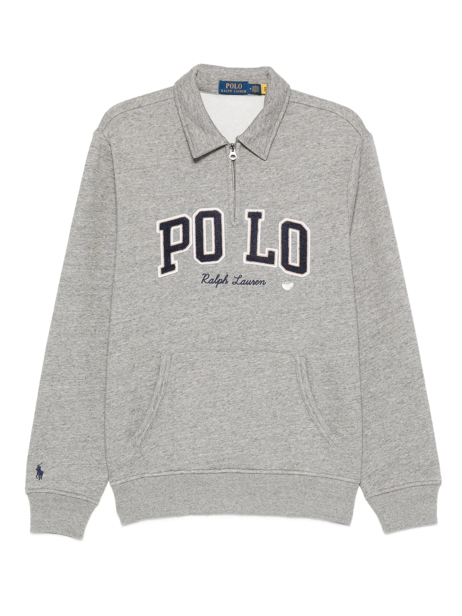 Толстовка Толстовка с воротником поло и карманом-муфтой