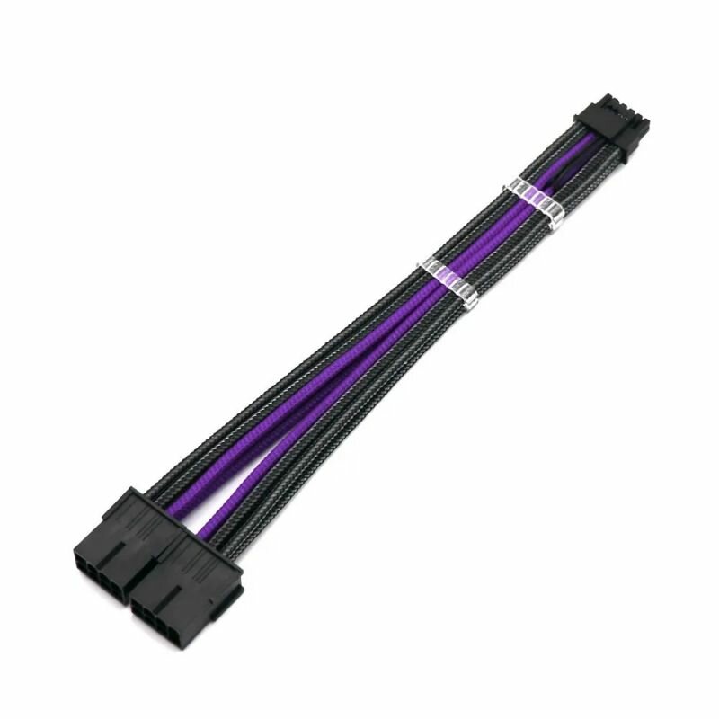 Кабель-удлинитель для блока питания RTX3090Ti 12VHPWR 12+4Pin на 2 шт. PCI-E 8Pin GPU, видеокарта, 16AWG PCIE 5.0