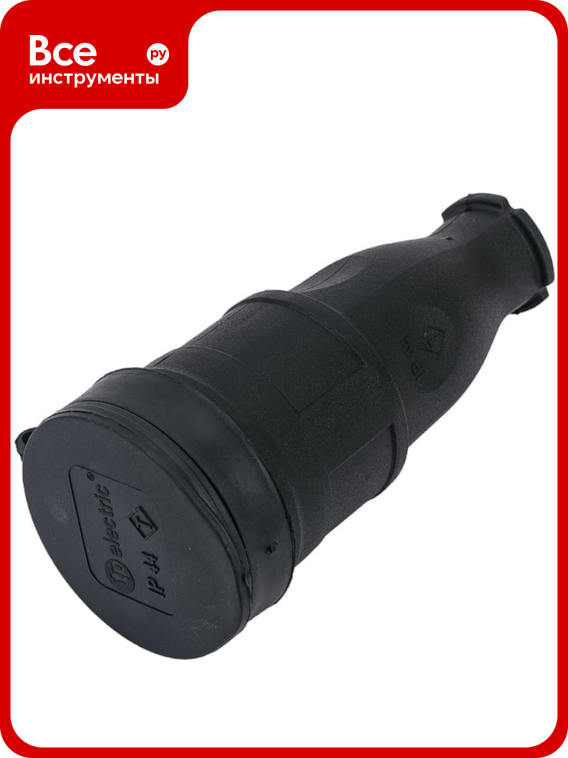 Переносная розетка TP Electric каучук 2P+E, 1х16A, 220-240V, IP44 3101-304-0300