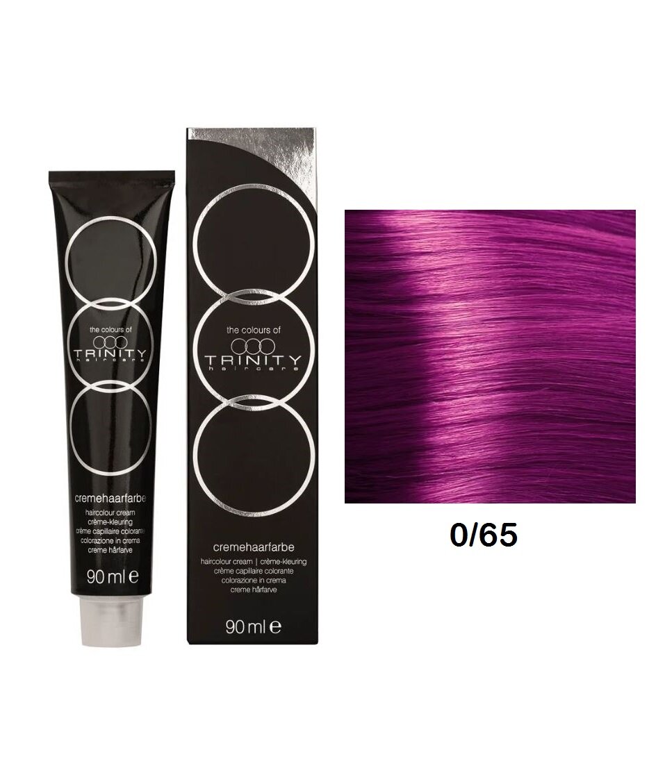 Trinity COT Тринити Стойкая краска с кератином 90 мл - COT 0/65 pink Розовый