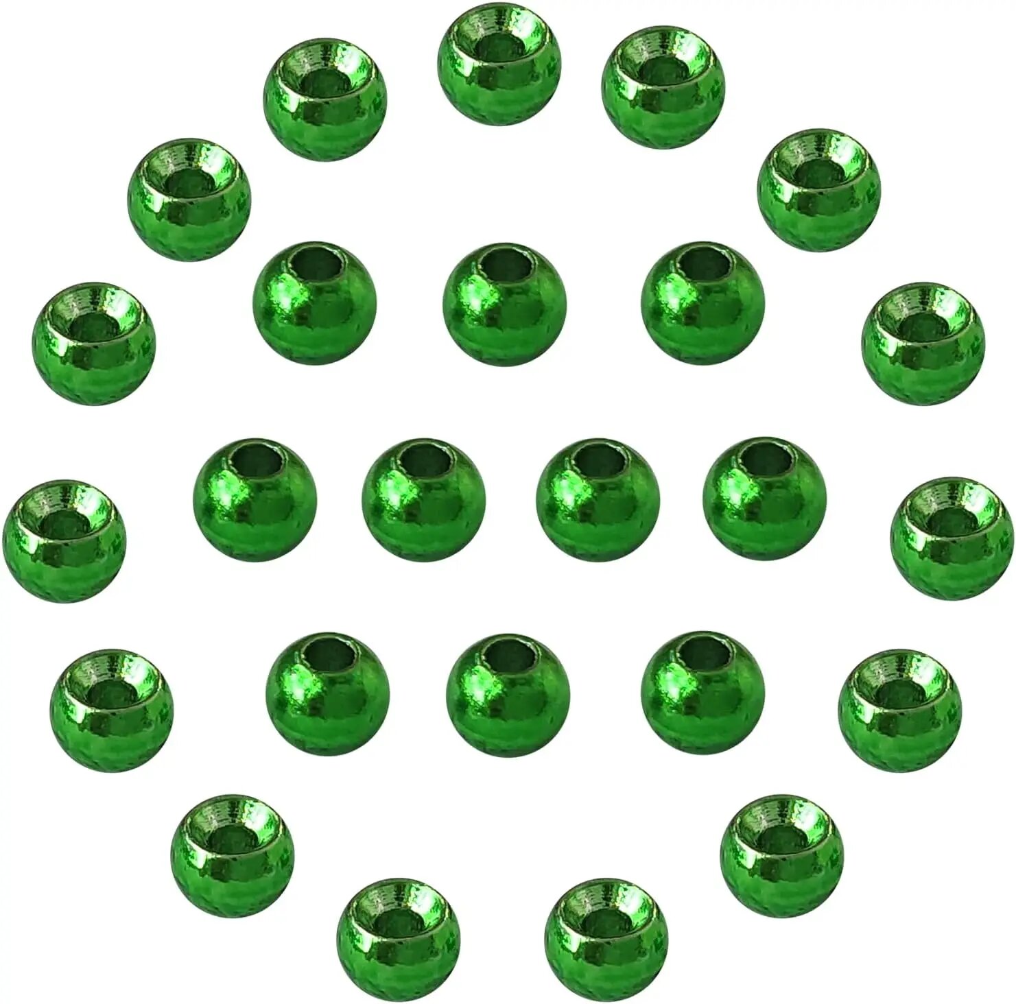 Бусины для завязывания мушек Eupheng, 25 шт, бусины для завязывания мушек, головка для нимфа, рыболовные материалы, аксессуары для рыбалки, 16 цветов/5 размеров