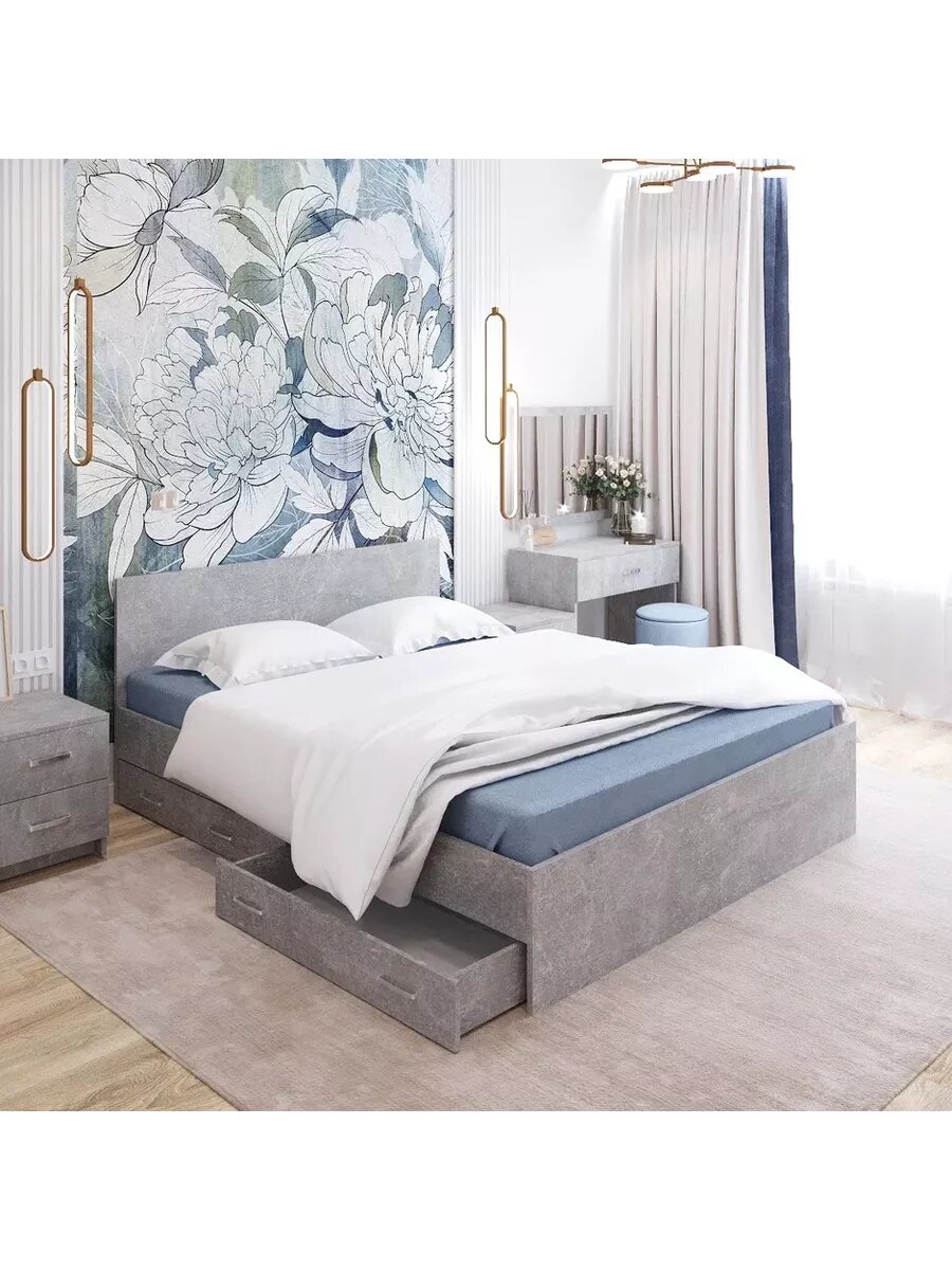 Двуспальная КМК 144 x 200 см