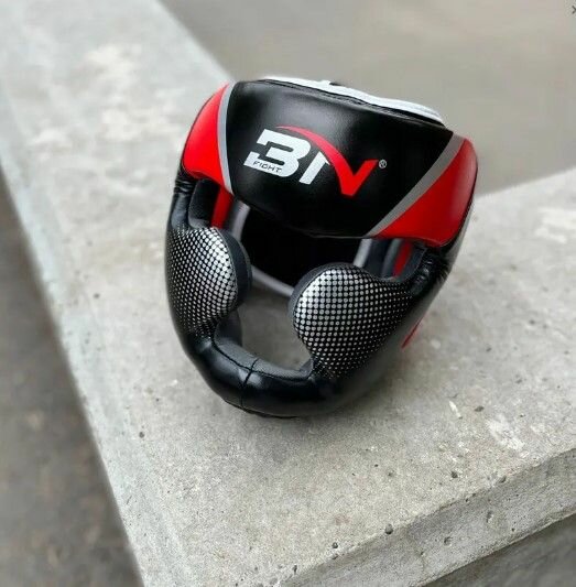 Шлем BN Fight Classic, искусственная кожа, анатомический, закрытый, регулировка размера, размер M