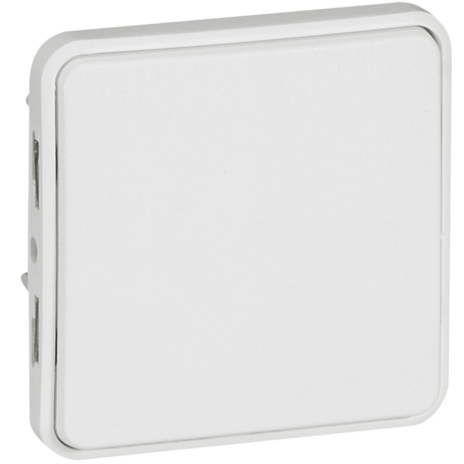 Переключатель IP55 Legrand Plexo одноклавишный, с антибактериальным покрытием. Белый