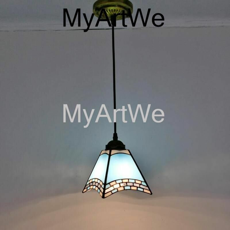 Люстра потолочная MyArtWe M88W Витражи от Тиффани 20 CM