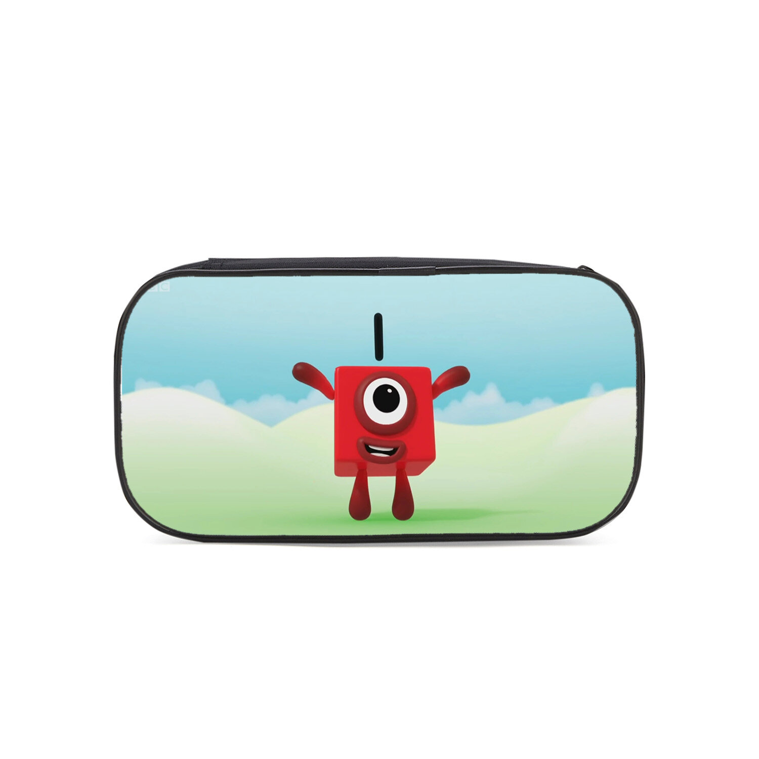 Пенал Numberblocks 2023, для цифровых строительных блоков, полиэстер, на молнии