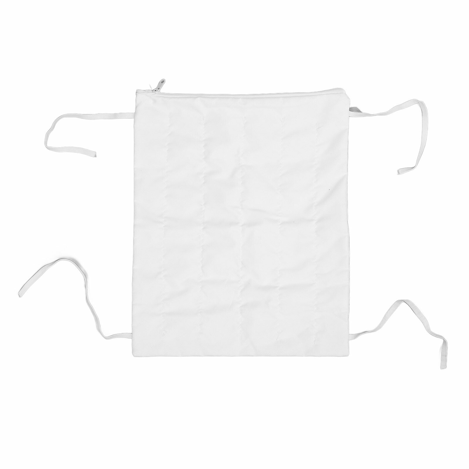 Хлопковый китайский мешочек для трав с 4 фиксирующими ремнями, подходит для горячего компресса и использования в микроволновой печи, белый, 34 x 28 см.