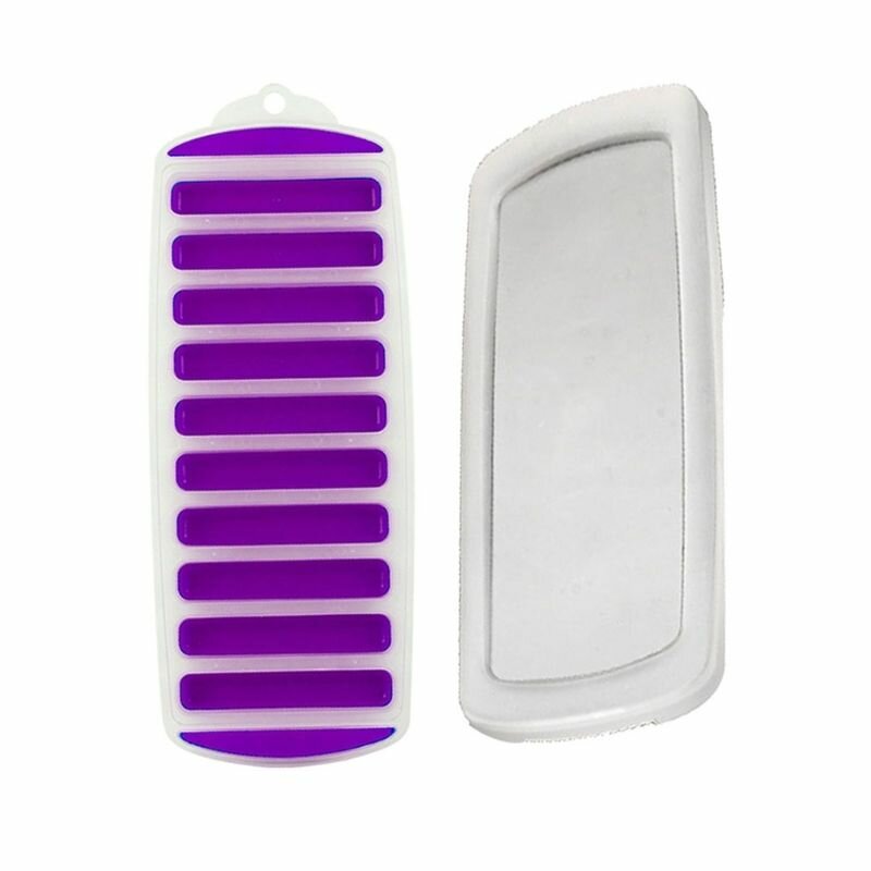 10-секционная многоразовая форма для льда для бутылок, Фиолетовый