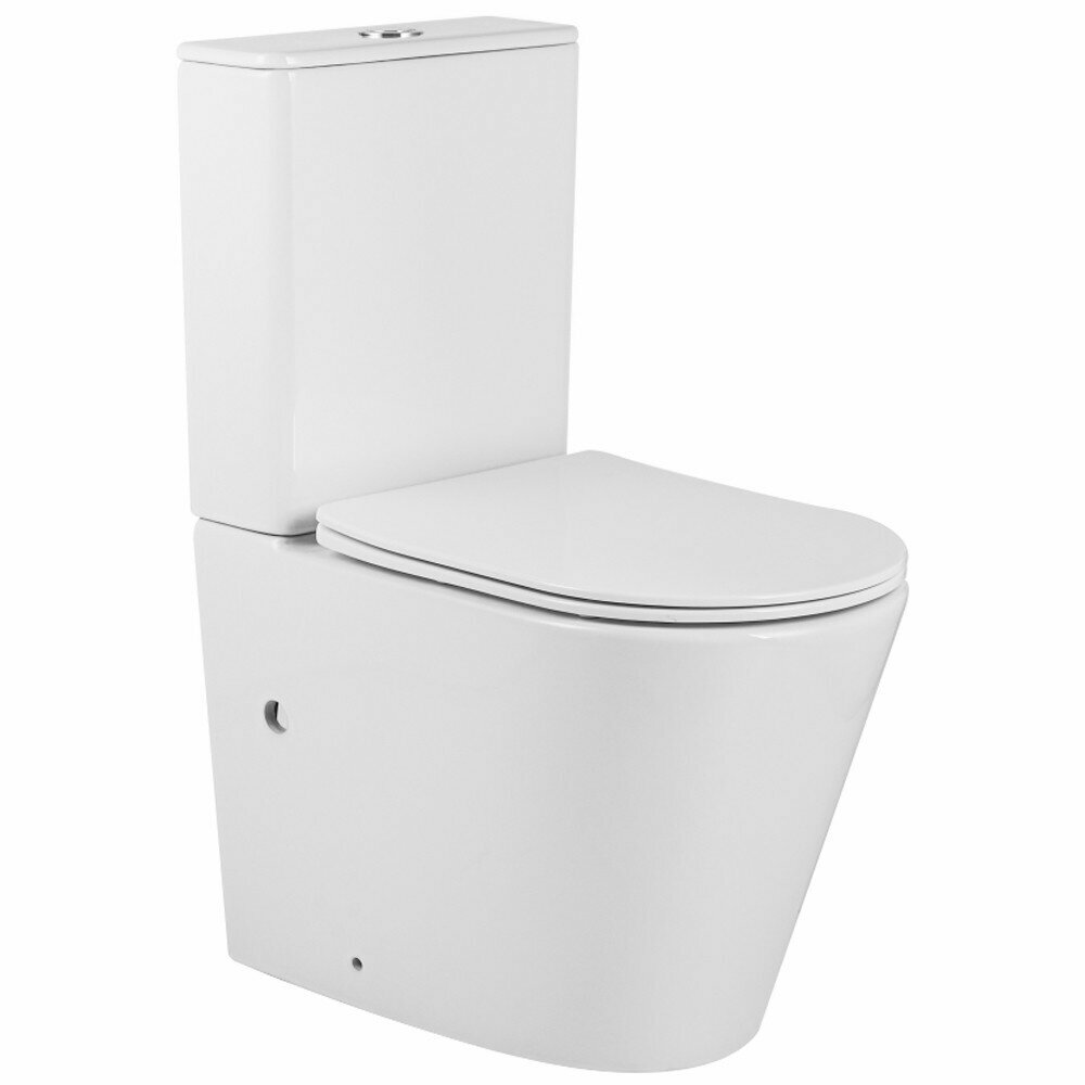 Унитаз CeramaLux TR2179 безободковый торнадо