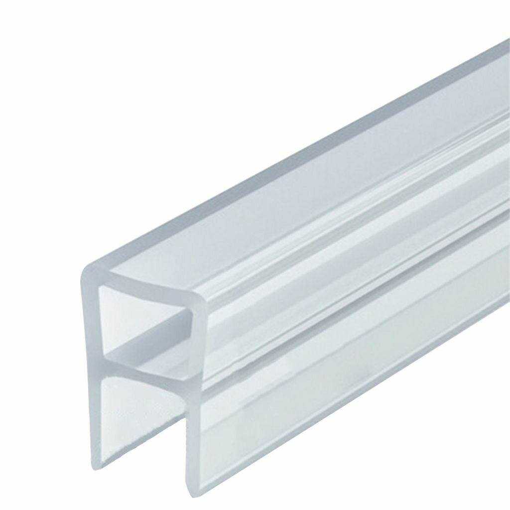 U-образная стеклянная дверь ванной комнаты с водонепроницаемой уплотнительной лентой-8 мм