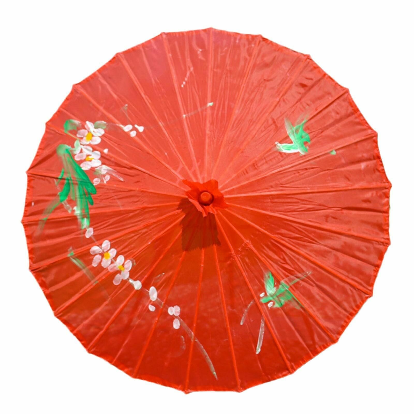 Китайский винтажный красный шелковый масляный бумажный зонтик, танцевальный реквизит