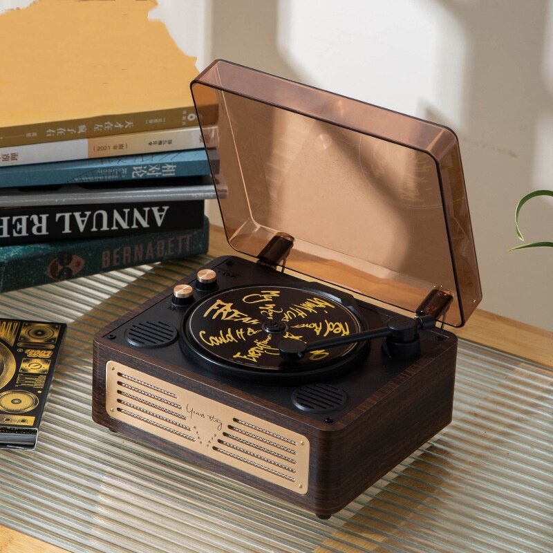 Универсальный проигрыватель компакт-дисков, ретро-плеер Bluetooth 5.4, портативный