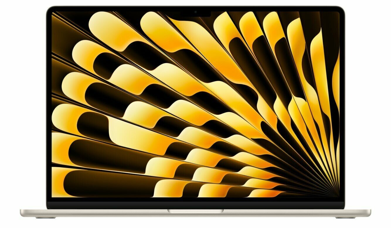 Ноутбук Apple MacBook Air 15 (2025), M4 MW1J3, 16/256Gb, Starlight, англ. гравировка