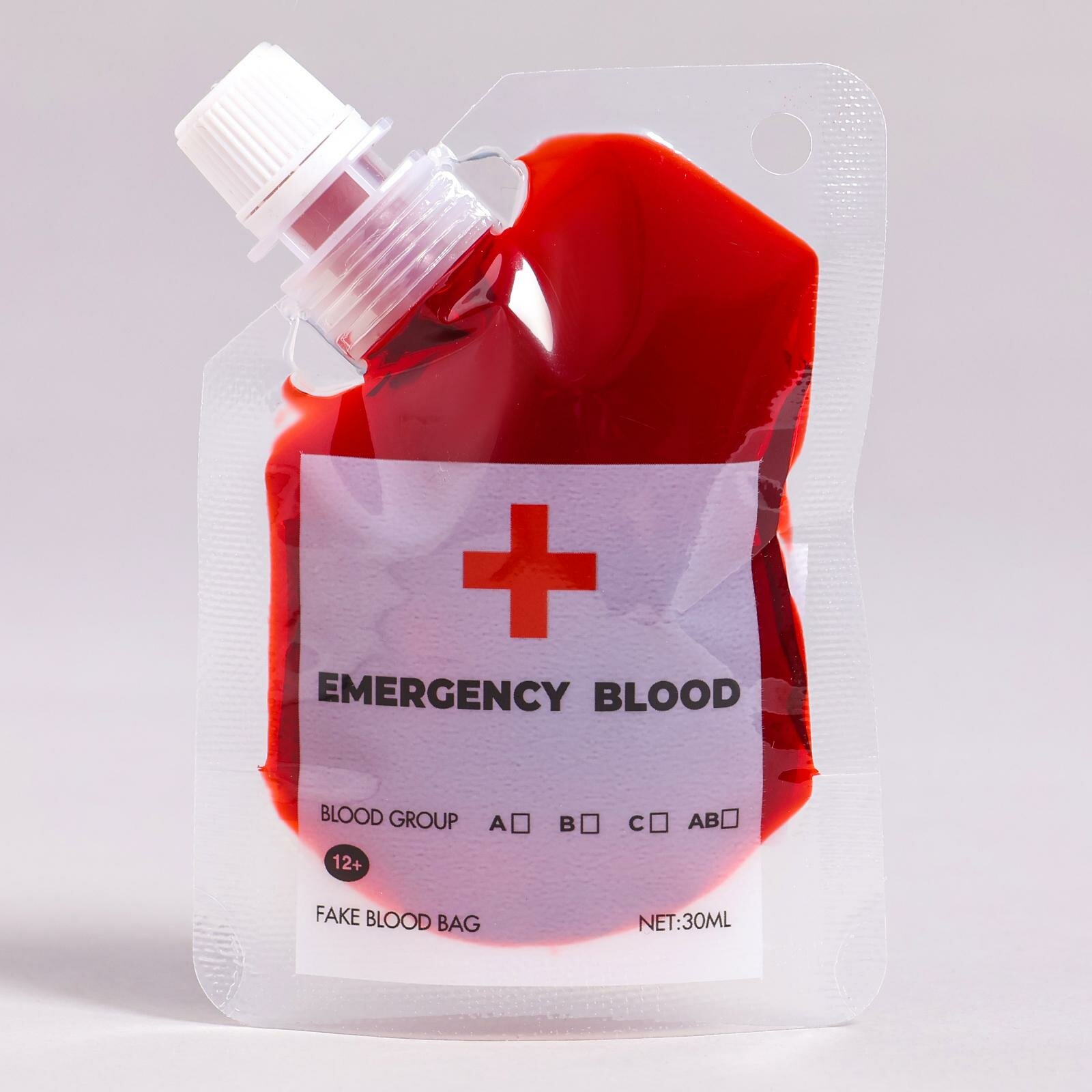 Кровь прикол для грима "Ужас", 30 мл, от 12 лет, цвет красный