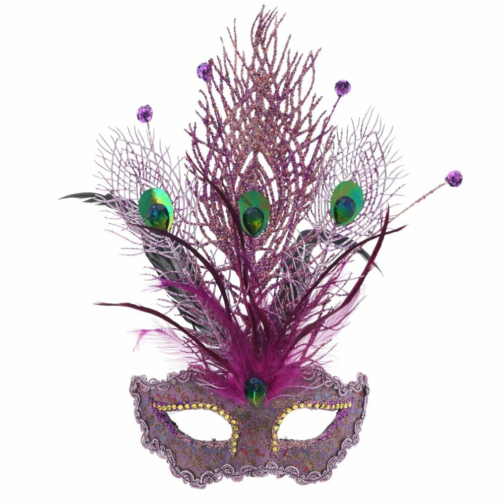 Украшение новогоднее "Маска", L25 W9 H29 см