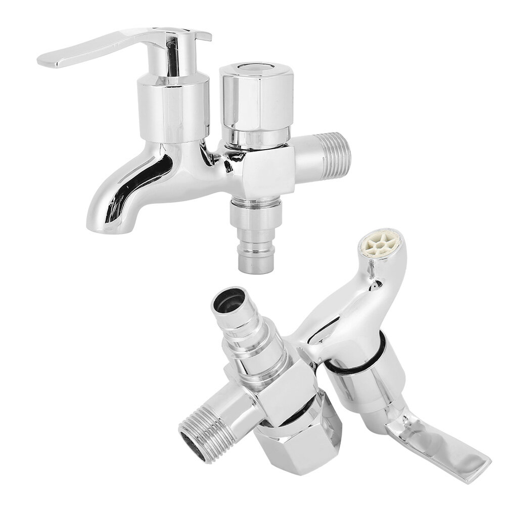 1 вход 2 выхода двойные головки двойного назначения одиночный кран для холодной стиральной машины для дома