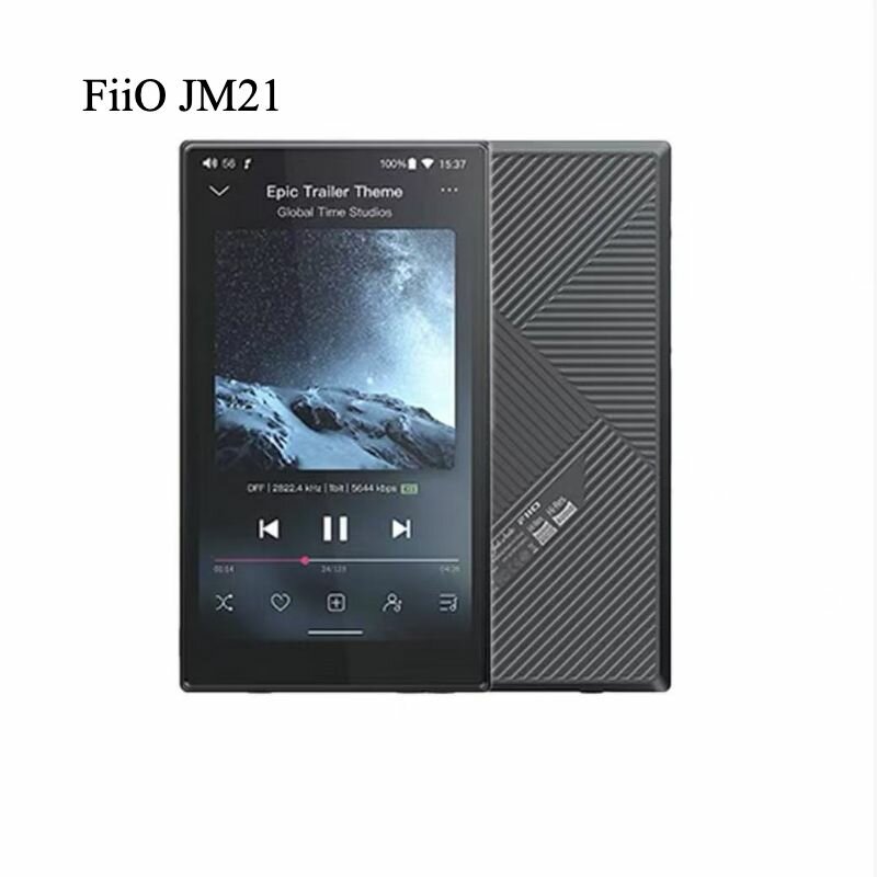 FiiO JM21 Музыкальный плеер Android 13 с высоким разрешением, MP3-плеер с процессором Snapdragon 680, Bluetooth, Wi-Fi, USB DAC, время воспроизведения 12,5 часов