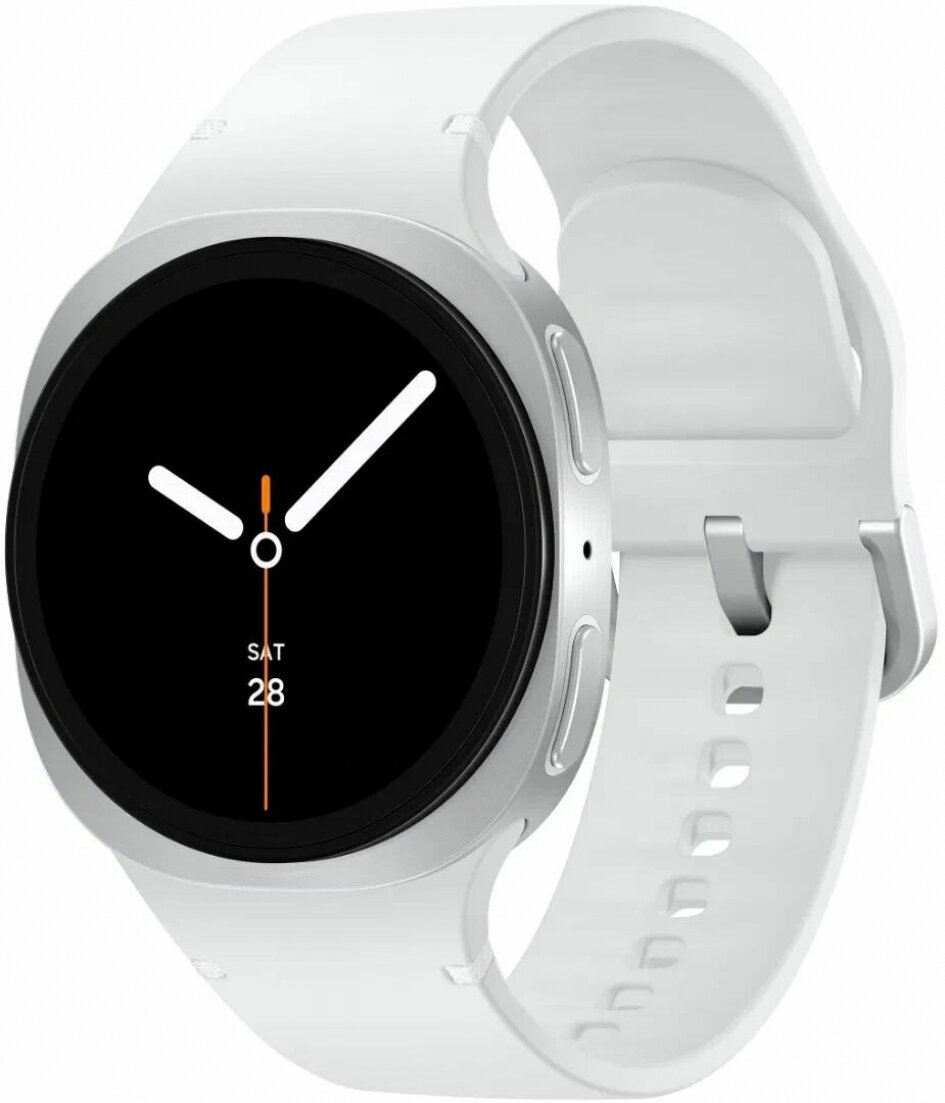 Умные часы Samsung Galaxy Watch 8, SM-L330, 44mm, Silver (Серебро/Белый)