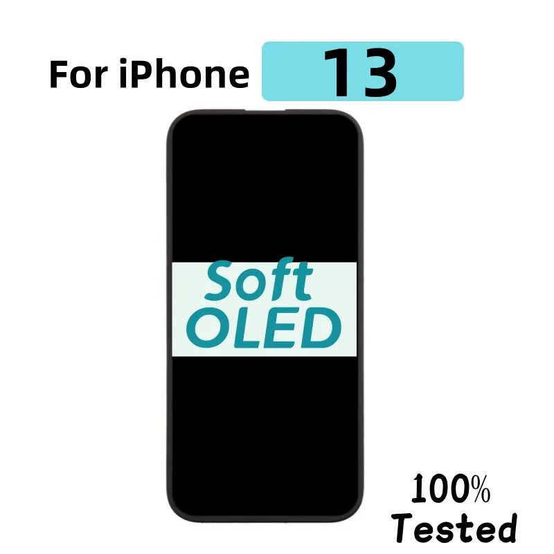 TFT OLED 13 mini ЖК-дисплей для iPhone 13 Pro Max Дисплей incell Поддержка 3D True Tone Сенсорный экран Дигитайзер в сборе Замена SoftOLED-13