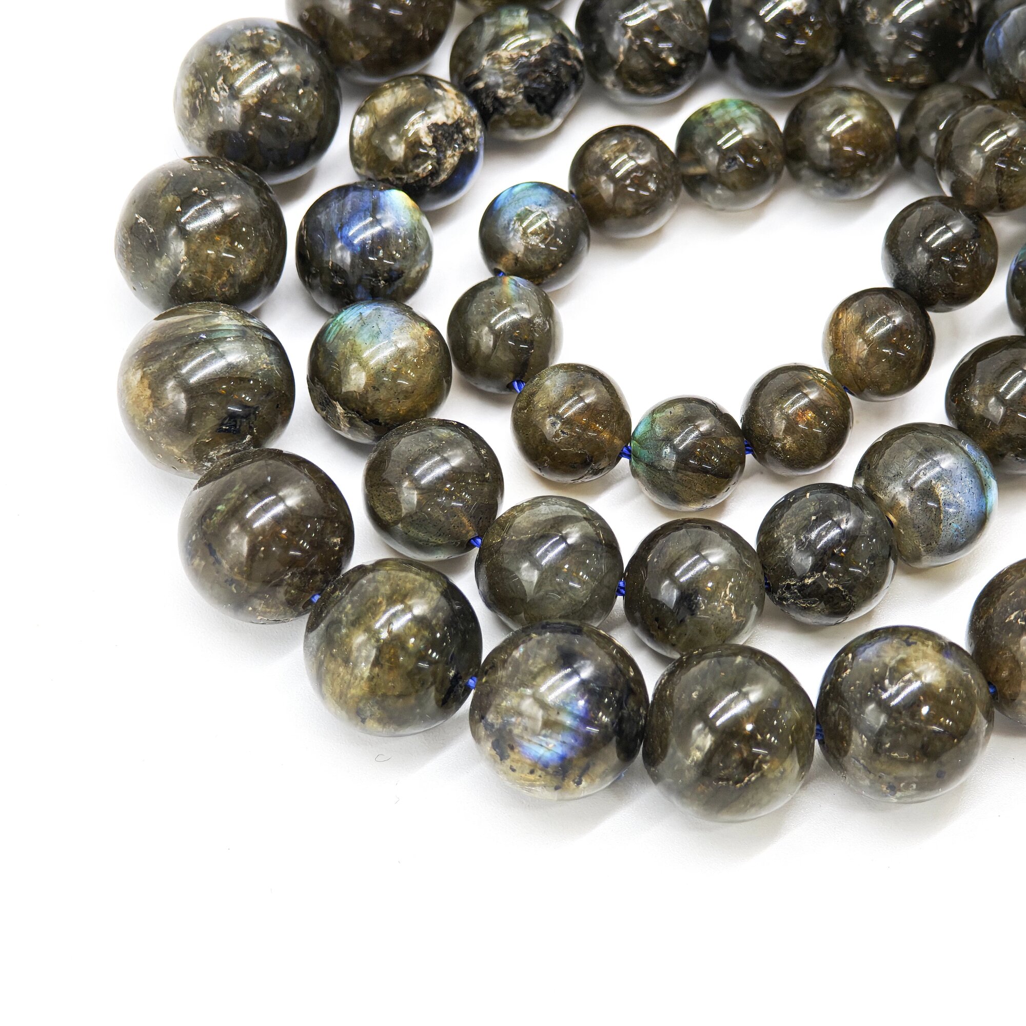 Лабрадорит Натуральные камни для ювелирных изделий, свободные бусины в размере 6, 8, 10, 12 мм, браслет-проставки «сделай сам», бусины и ожерелья