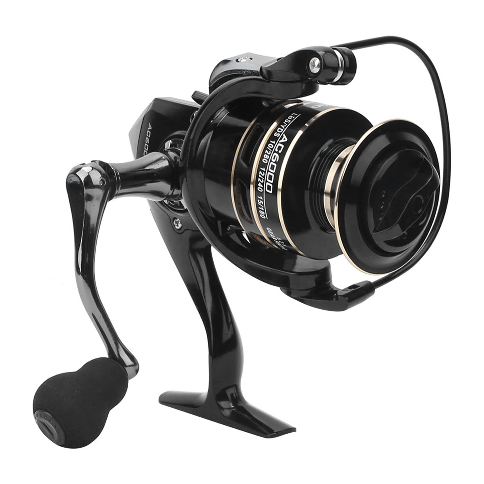 Металлическая Спиннинговая Рыболовная Катушка Для Дальнего Заброса Приманки Для Морской Рыбы, Колесо Для Заброса Приманки AccessoryAC6000