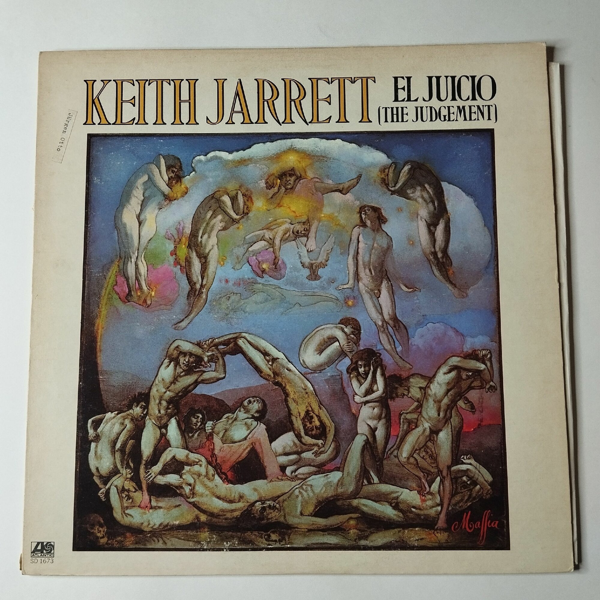 Винтажная виниловая пластинка LP Keith Jarrett El Juicio (The Judgement) (USA 1975)