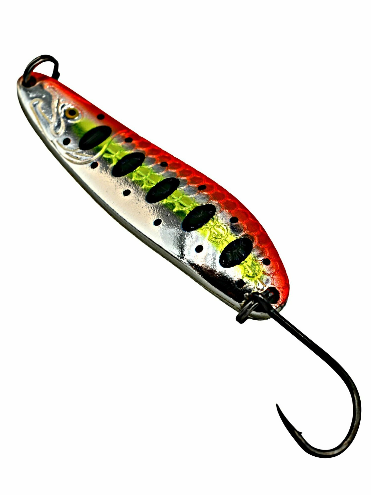 Блесна колеблющаяся Daiwa Wise Masau System Sporn на лосось, семгу, тайменя, 68 мм, 22 г,