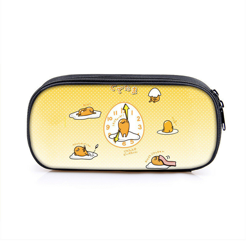 Egg yolk gudetama cartoon pen holder with durable nylon construction for students and professionals style 9