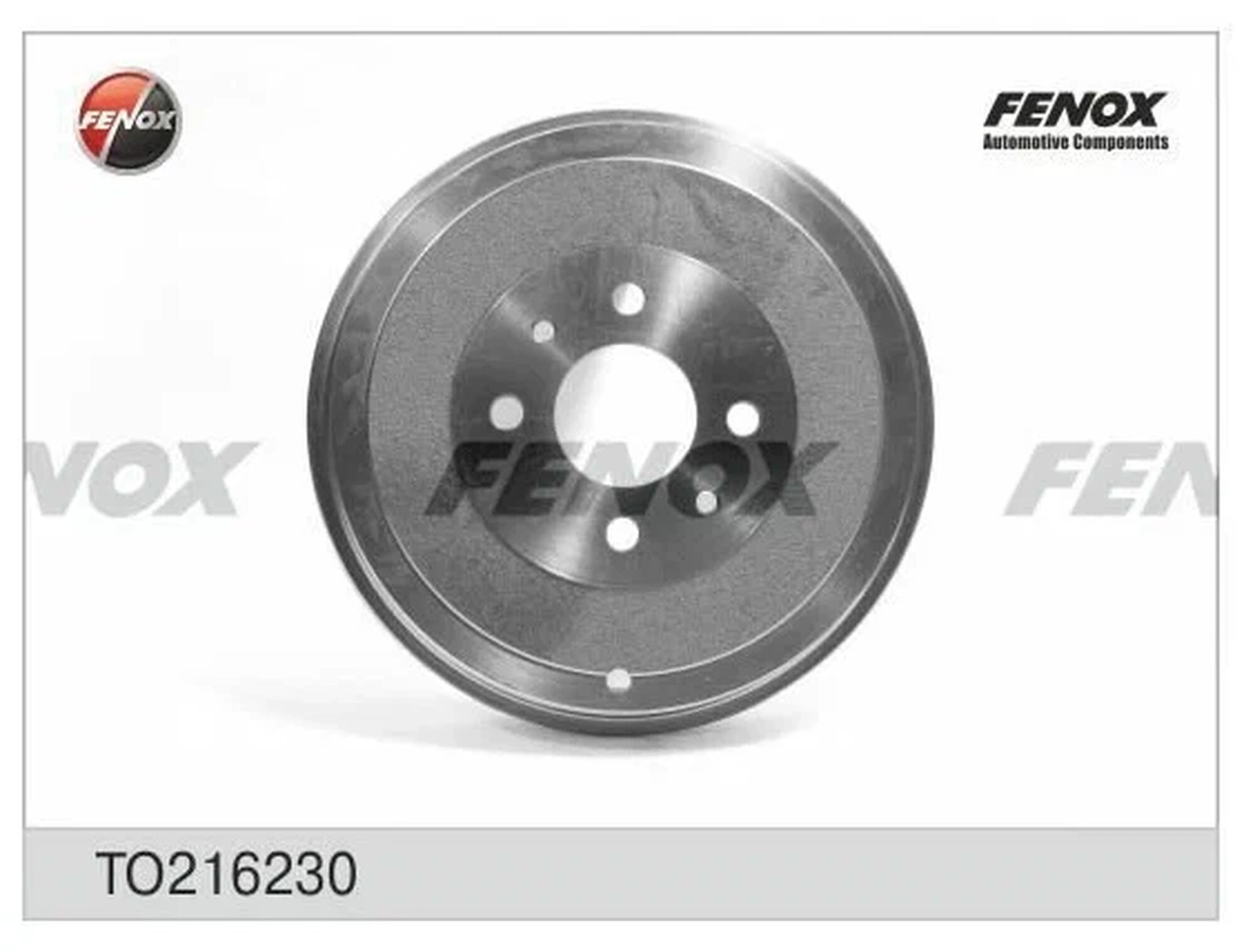 Барабан тормозной Alfa Romeo 145, 146 94-99, Fiat Doblo 01-, Cargo 01-, Multipla 99-, Marea 96-, Pal, FENOX TO216230
