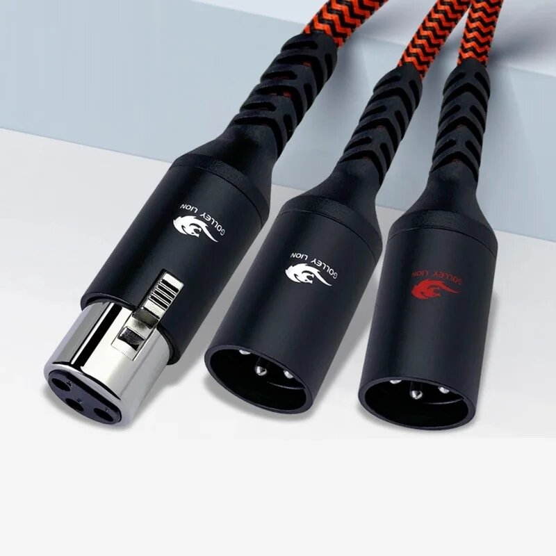 GOLLE YLION 3-контактный XLR разветвитель XLR f -2x XLR m, 1 м