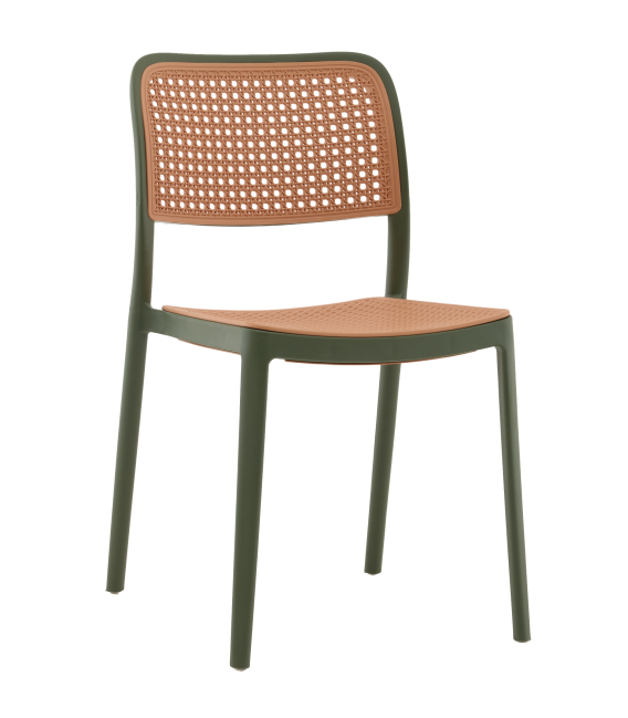 Стул Вайле пластиковый зелёный
