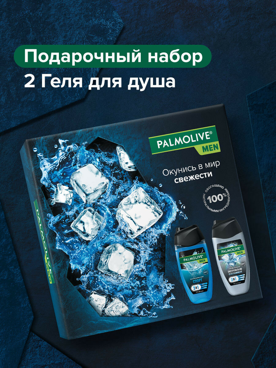 Подарочный набор мужской Palmolive Men "Спорт и Арктический Ветер"