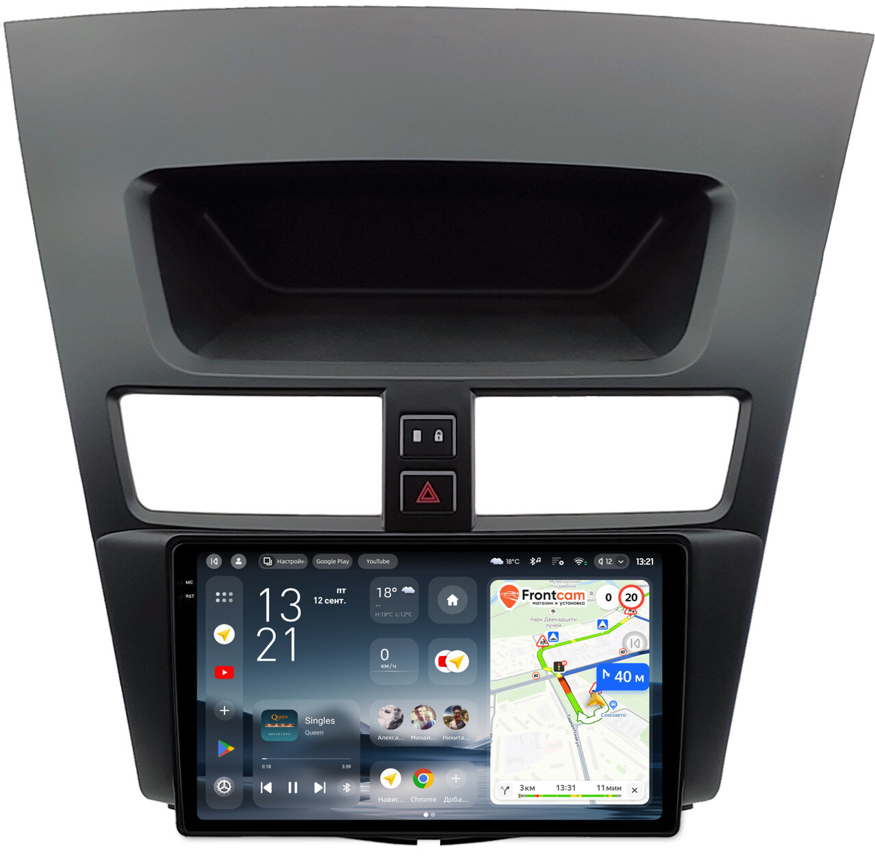 Штатная магнитола Teyes CC4 2K 8/128 9.5" RM-9-0774 Mazda BT-50 2 2011-2020 Android 14 (4G-SIM, DSP, QLed, AI)