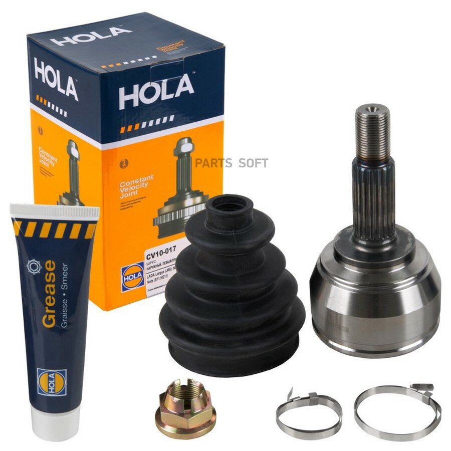 HOLA CV10-017 ШРУС наружный (23/22 шл. левый/правый) LADA Largus (JR5) NISSAN Micra III (K12) Note (E11 NE11) ()