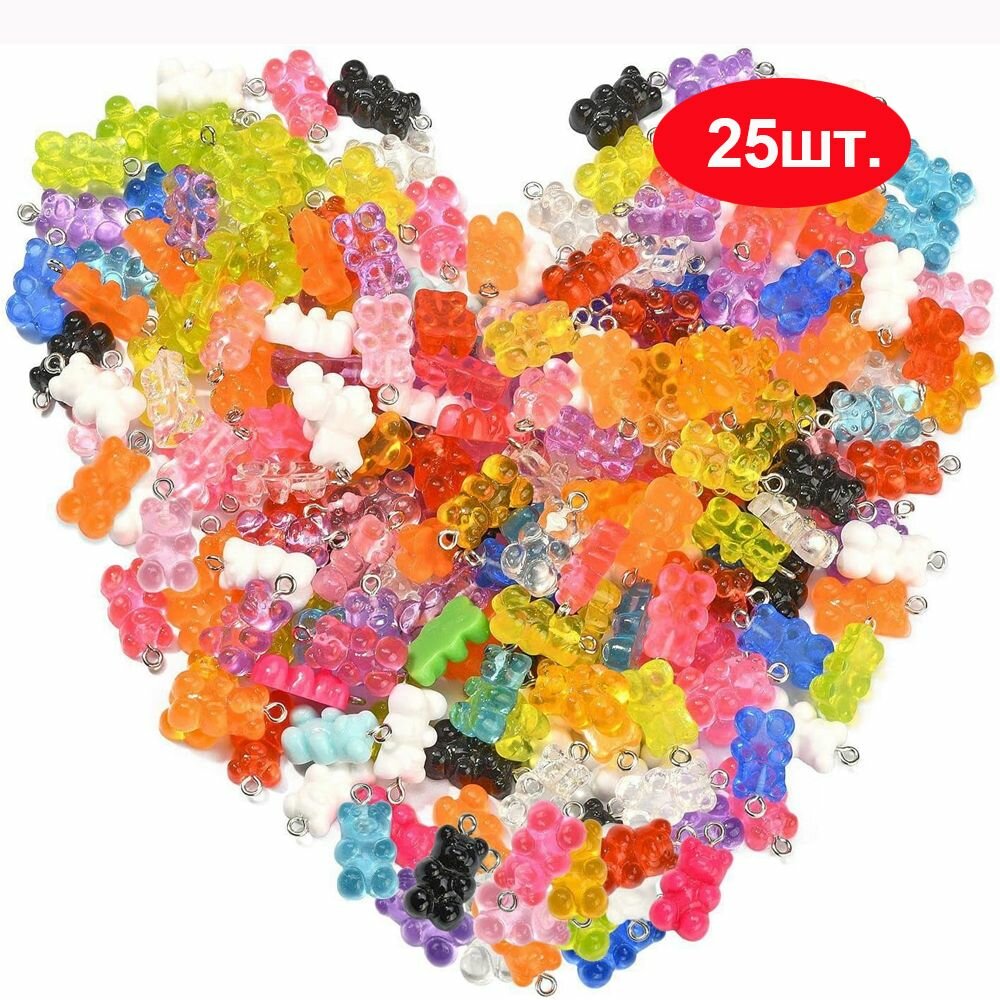 Ювелирные Украшения Сделаны Из Заклинания Медведя Из Случайной Цветной Смолы=v=