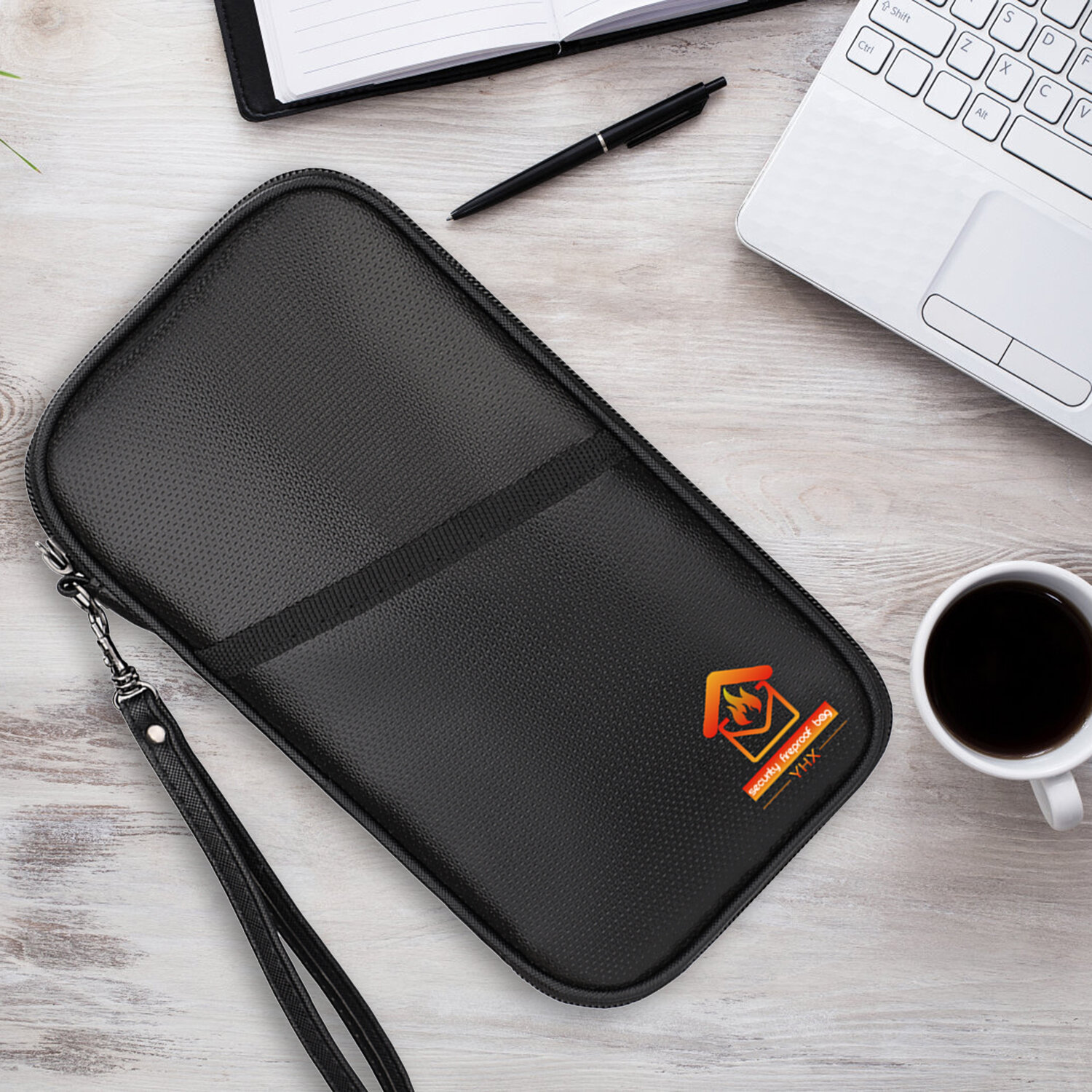 Огнестойкий мешок для документов, водонепроницаемый, с замком