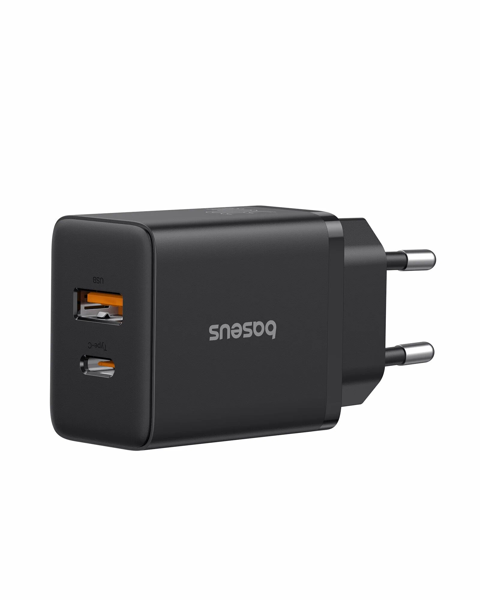 Сетевое зарядное устройство OS-Baseus Cube Fast Charger C+U 20W EU Чёрный (P10111403113-00)