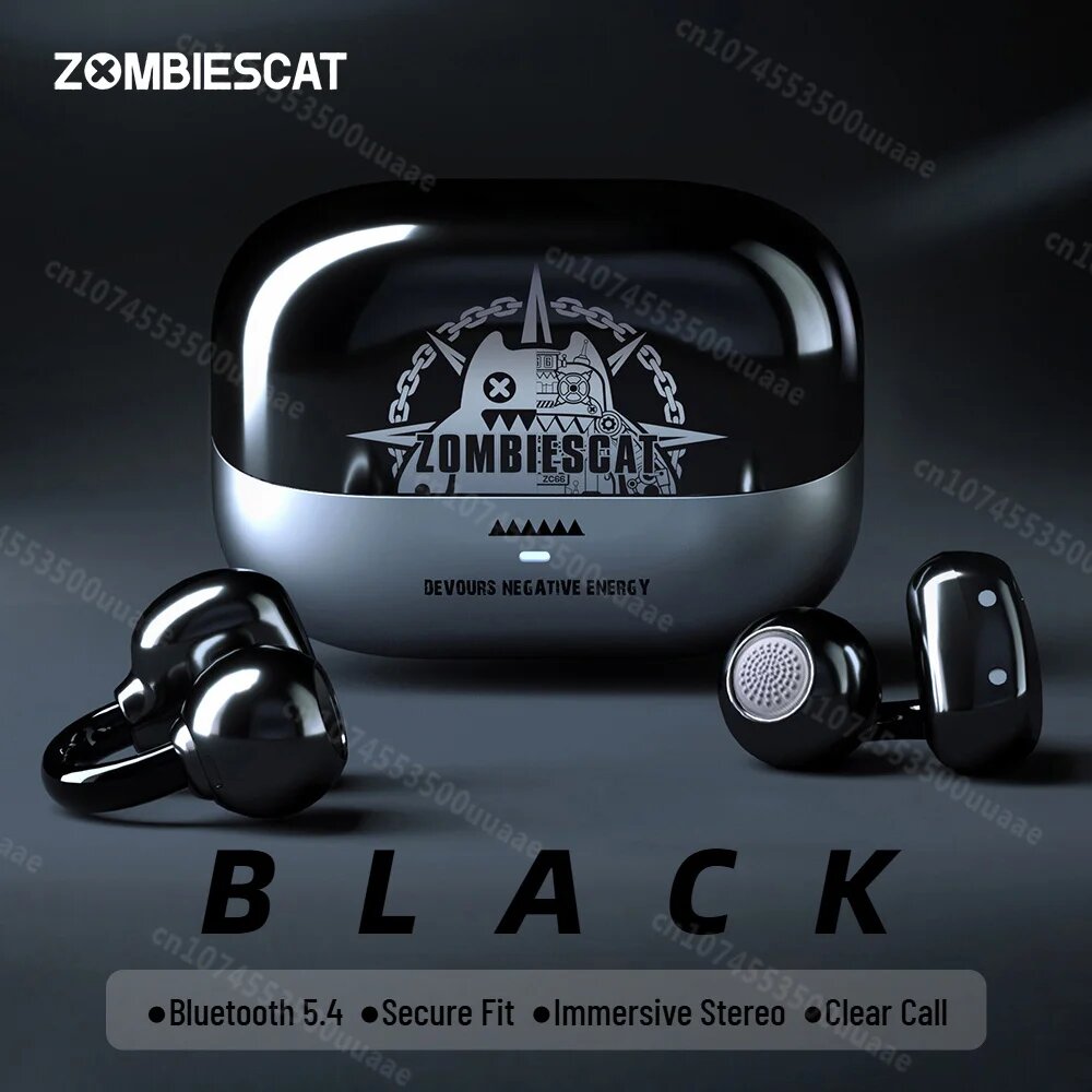 Zombiescat B15 OWS Беспроводные Наушники-клипсы Black