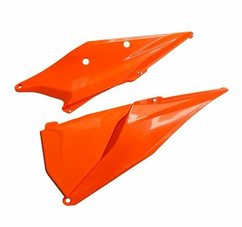 Обтекатели задние на эндуро KTM 20-23г. (Рама К8) оранжевые (пара)